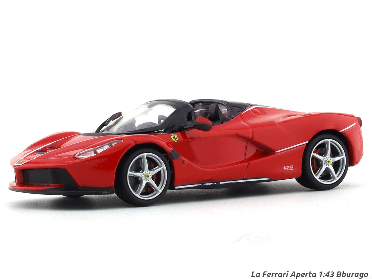 LaFerrari Aperta Red 1:43 Bburago Signature diecast scale model car ...