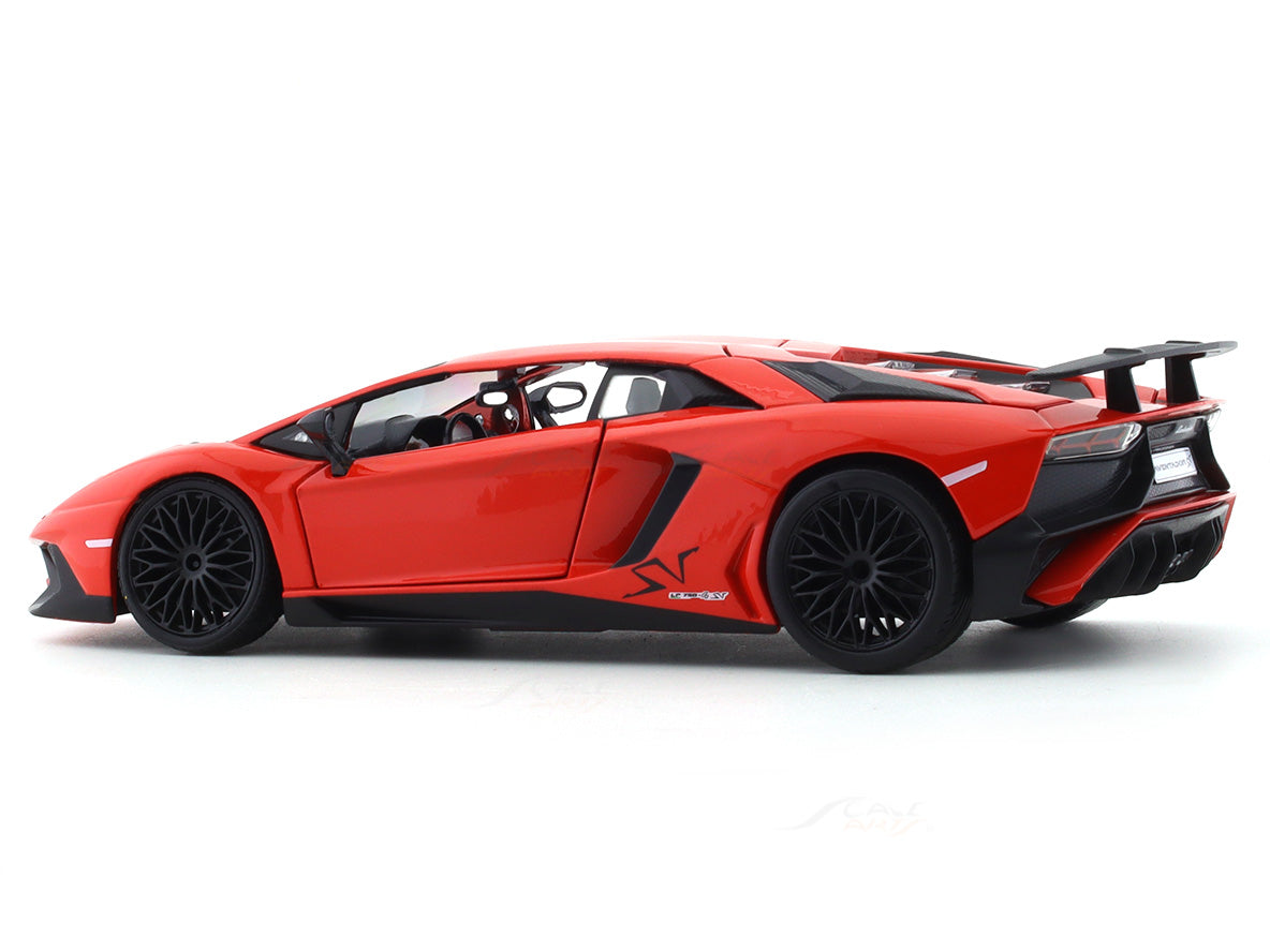 Lamborghini Aventador SV Coupe red 1:24 Bburago licensed diecast Scale ...
