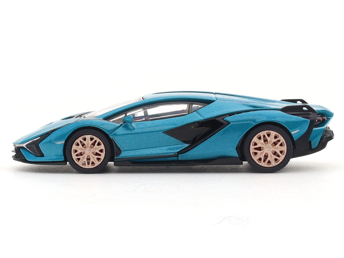 Lamborghini Sian FKP 37 blue 1:64 PosterCars licensed diecast scale ...