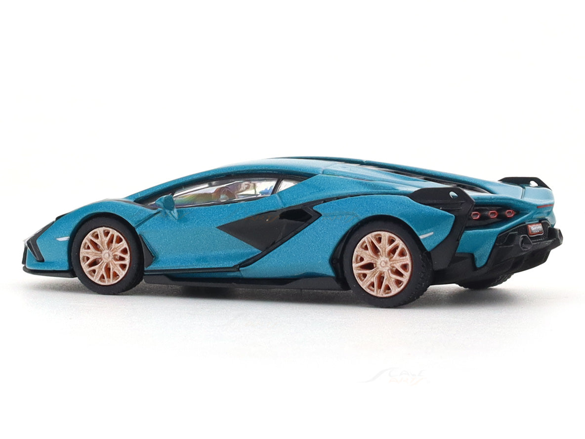 Lamborghini Sian FKP 37 blue 1:64 PosterCars licensed diecast scale ...