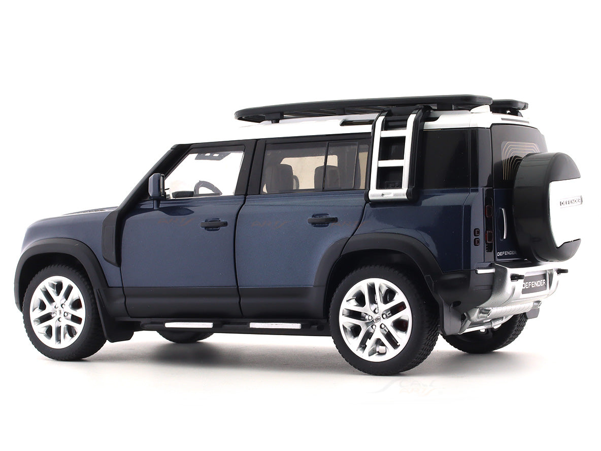 Land Rover Defender 110 Blue 1:18 QY Toys diecast scale model car ...