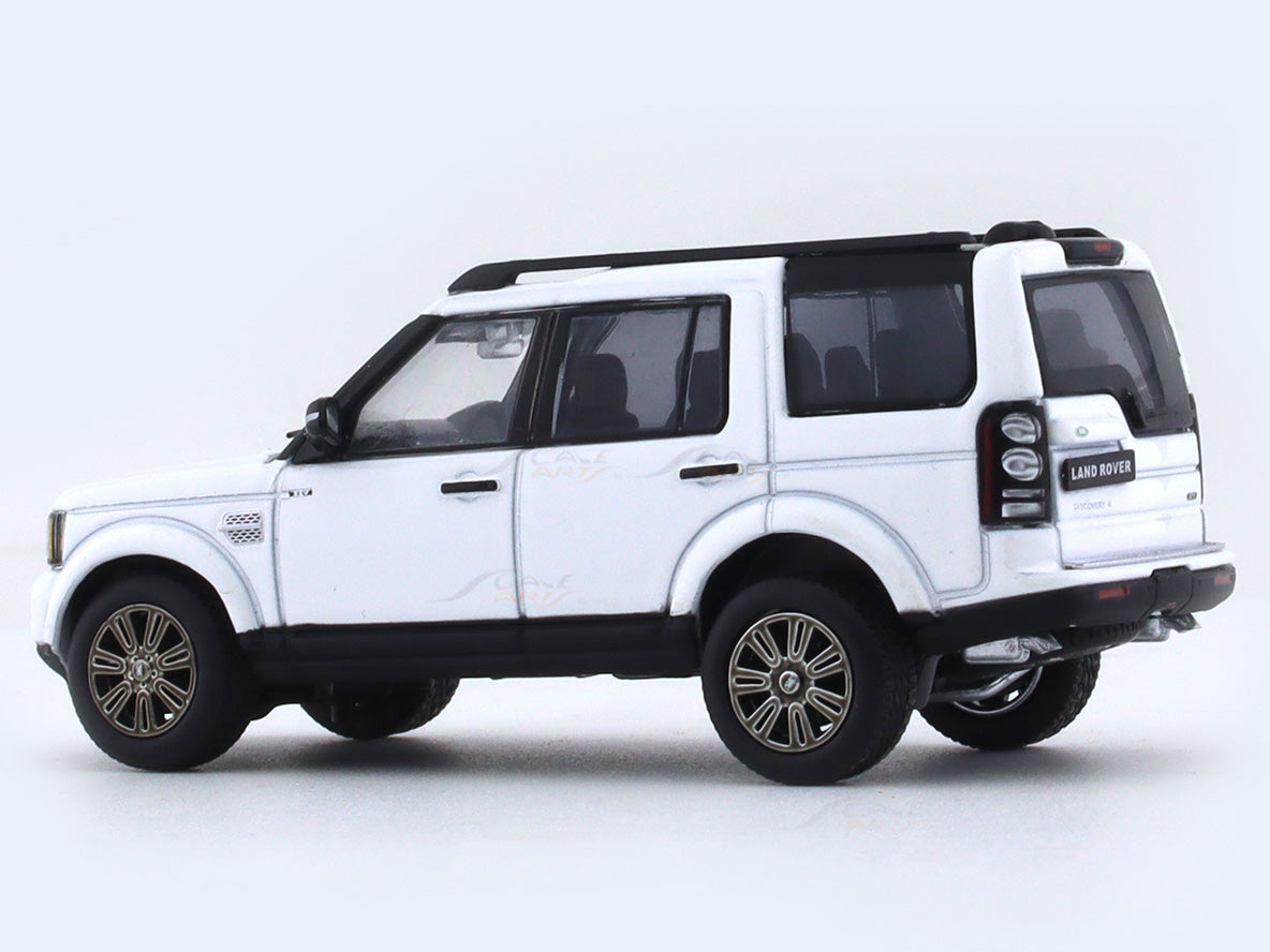 Land Rover Discovery 4 white 1:64 GCD diecast scale model car miniature ...