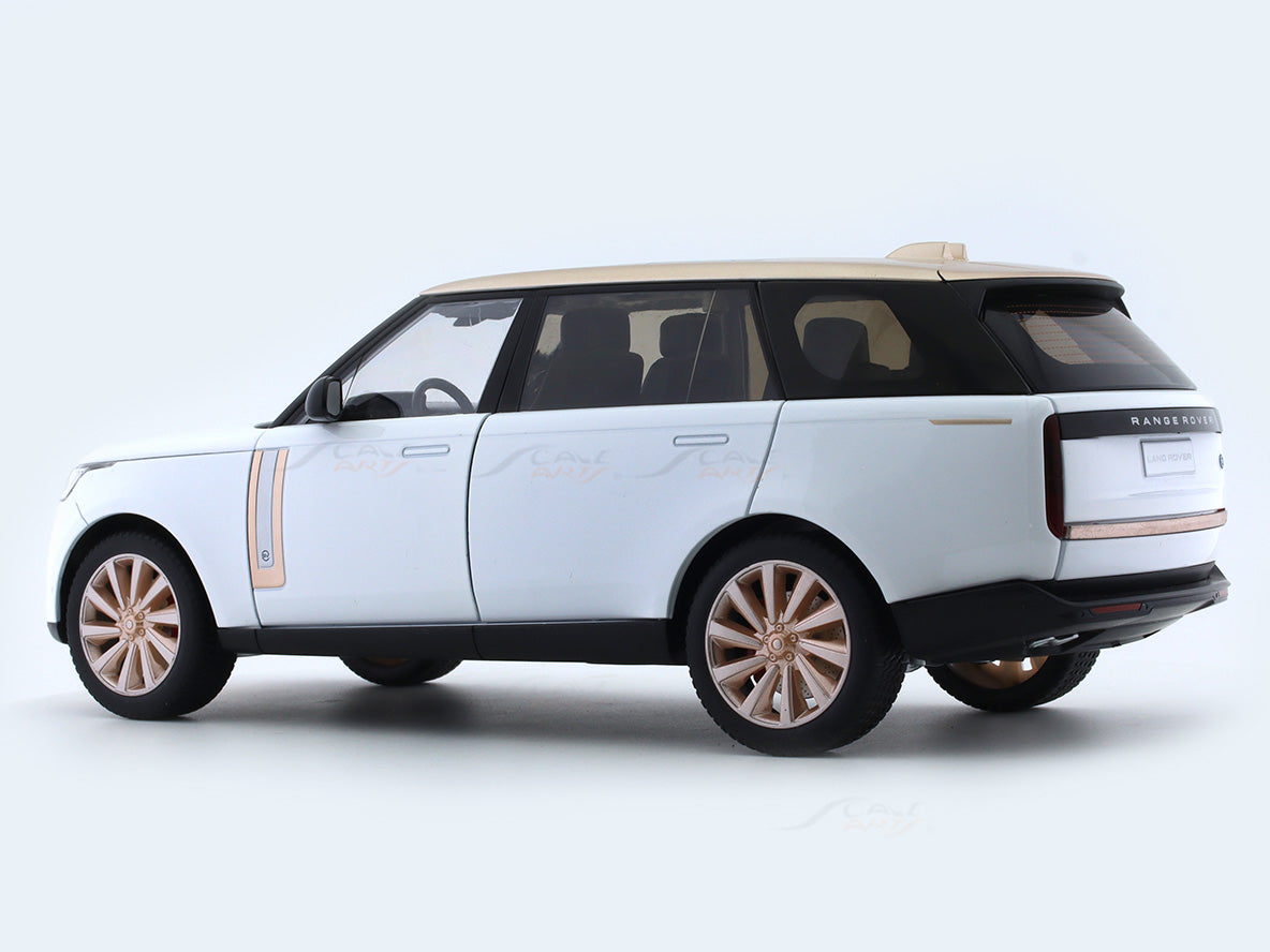 Land Rover Range Rover Autobiography SV white 1:18 QY Toys diecast ...