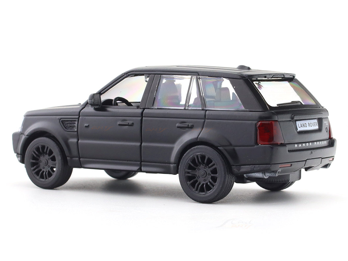 Land-Rover Range Rover matte black 1:33-42 RMZ City licensed pull back ...