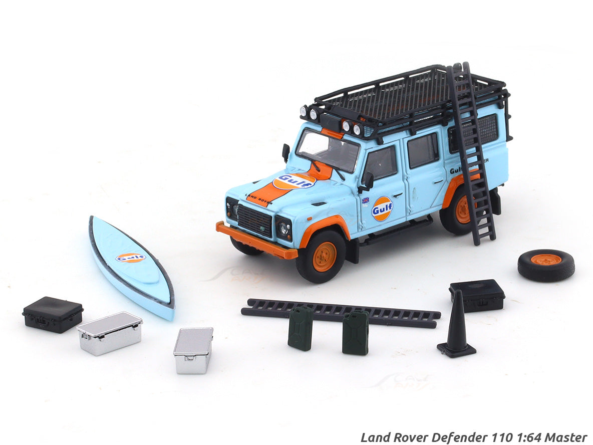 Land Rover Defender 110 Gulf 1:64 Master diecast scale model car ...