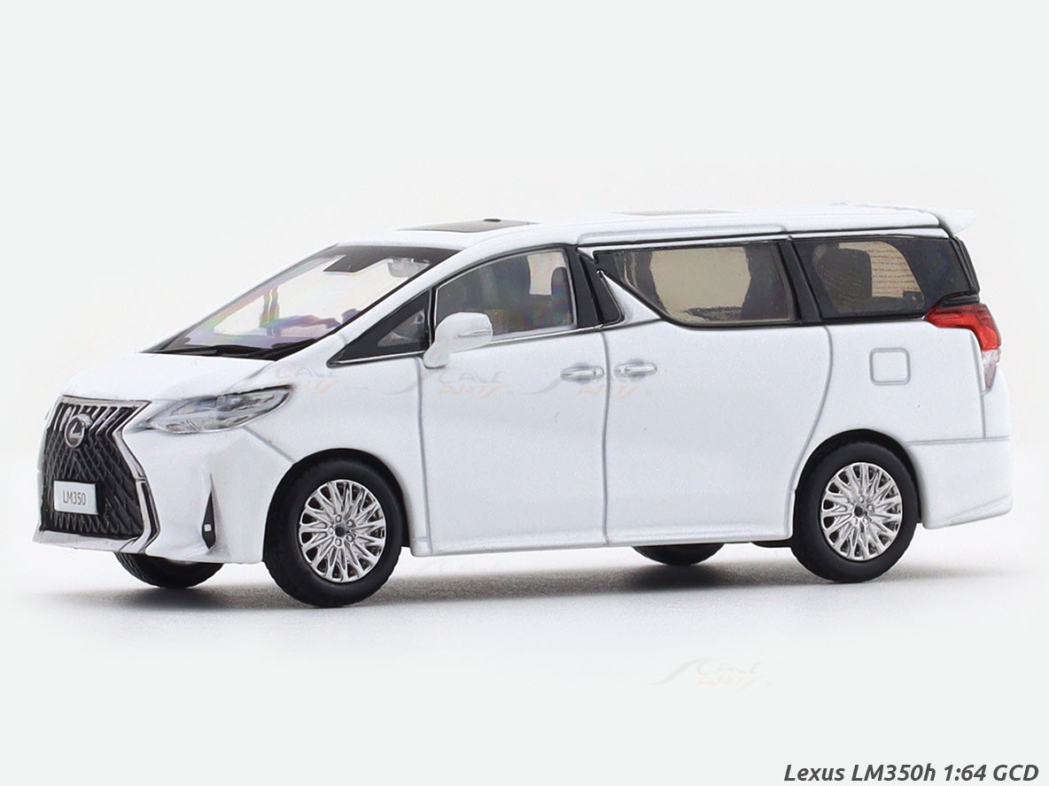 Lexus LM350h white 1:64 GCD diecast scale model car miniature ...