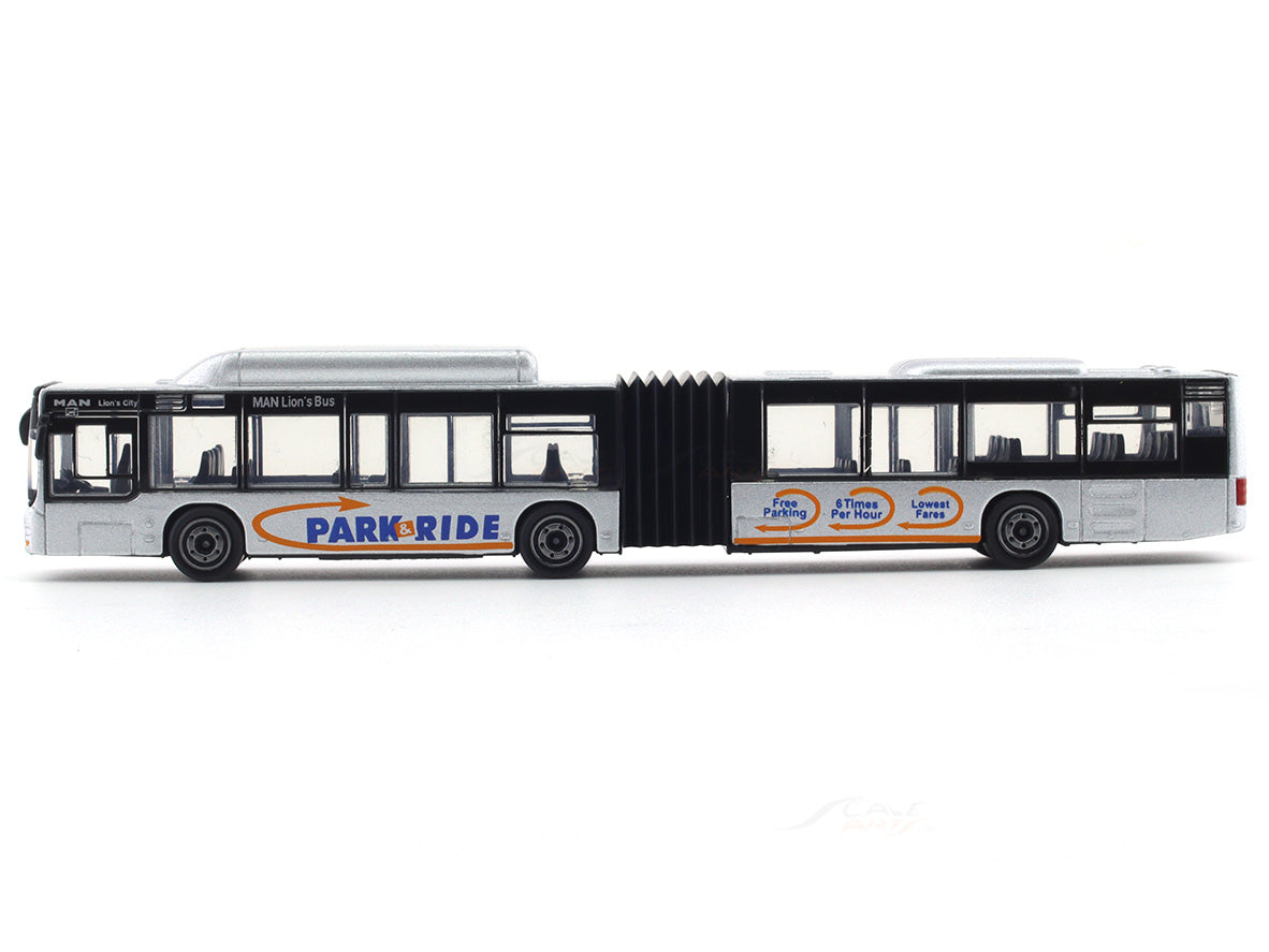 MAN Lions City G Bus silver 1:110 Majorette scale model bus | Scale ...