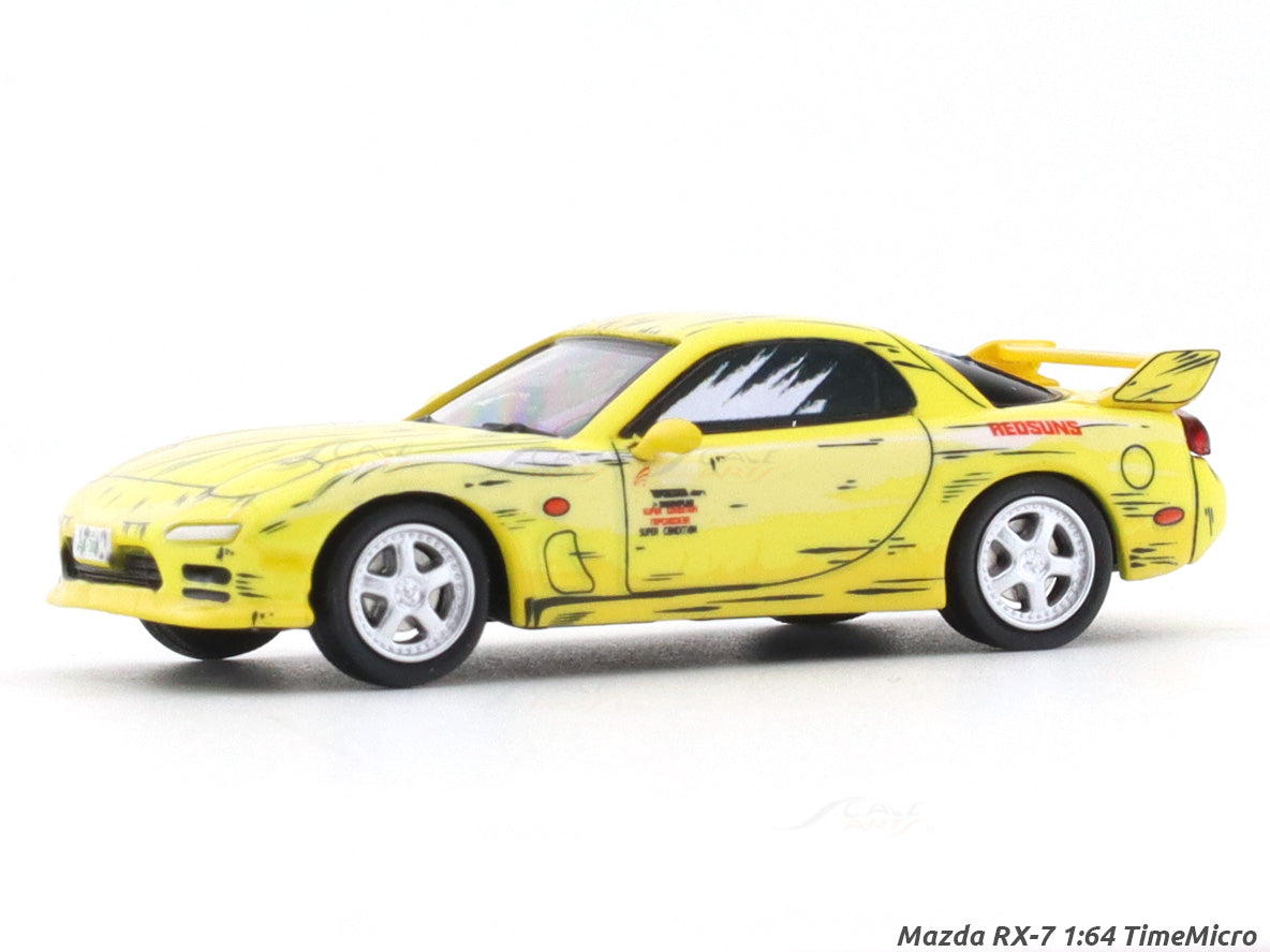 Mazda RX-7 Initial D 1:64 TimeMicro diecast scale model car miniature ...
