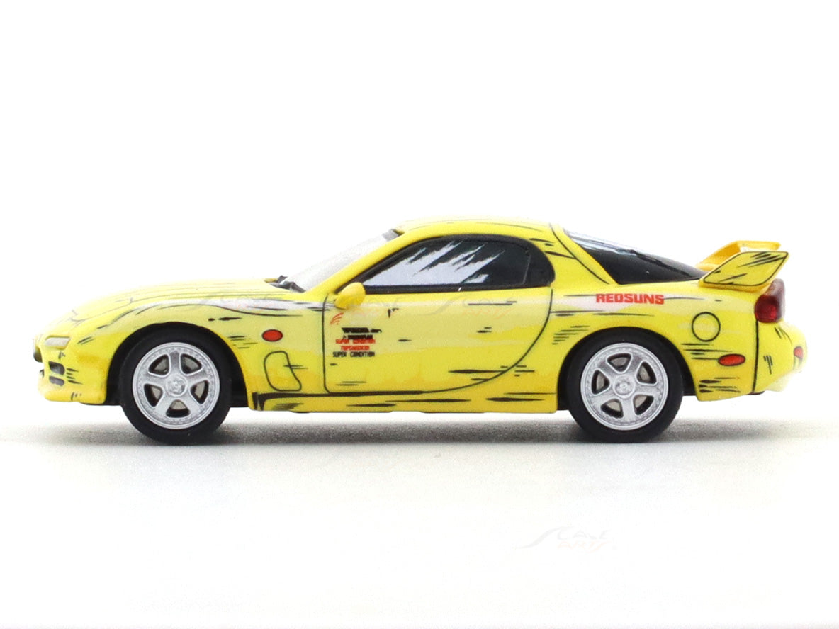 Mazda RX-7 Initial D 1:64 TimeMicro diecast scale model car miniature ...