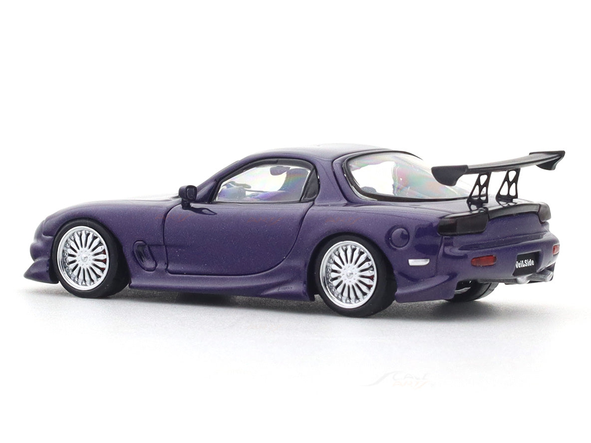 Mazda RX-7 purple 1:64 Mortal diecast scale model car miniature | Scale ...