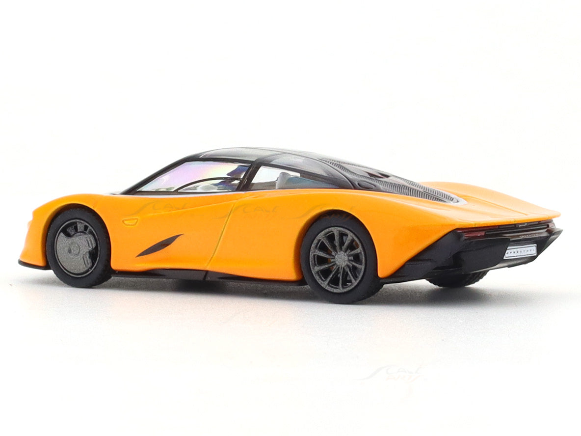 McLaren Speedtail orange 1:64 PosterCars licensed diecast scale model ...