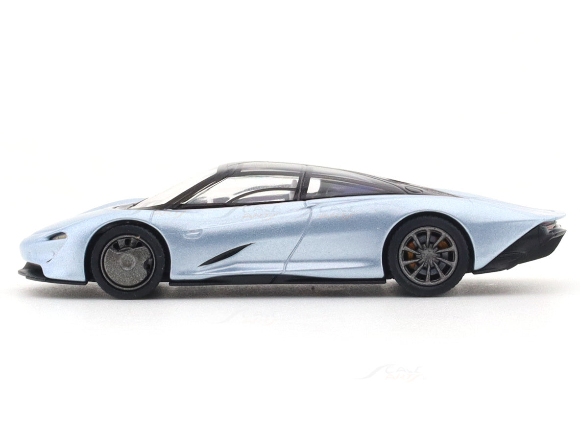 McLaren Speedtail silver 1:64 PosterCars licensed diecast scale model ...