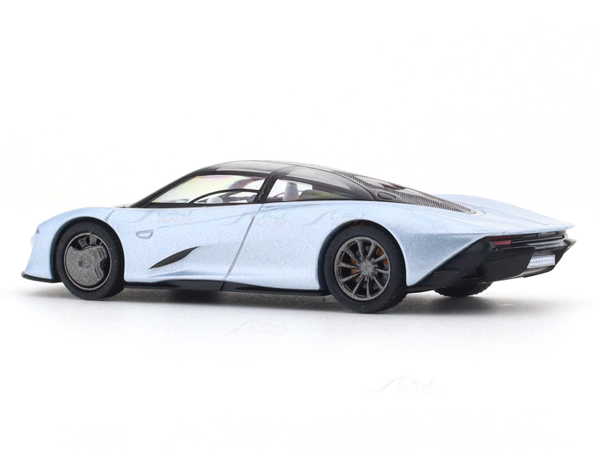 McLaren Speedtail silver 1:64 PosterCars licensed diecast scale model ...