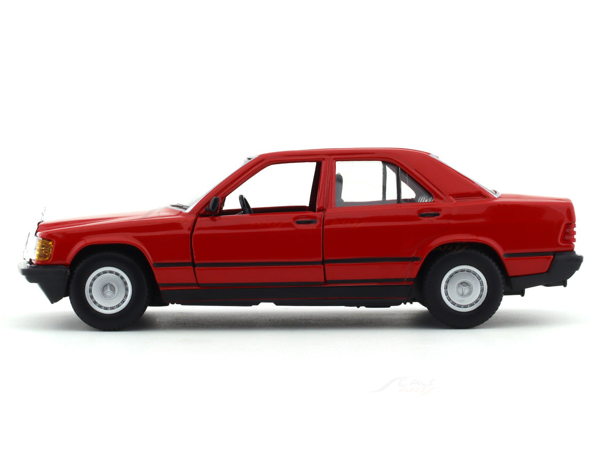 Mercedes-Benz 190E 2.6 Red 1:24 Bburago licensed diecast Scale Model ...