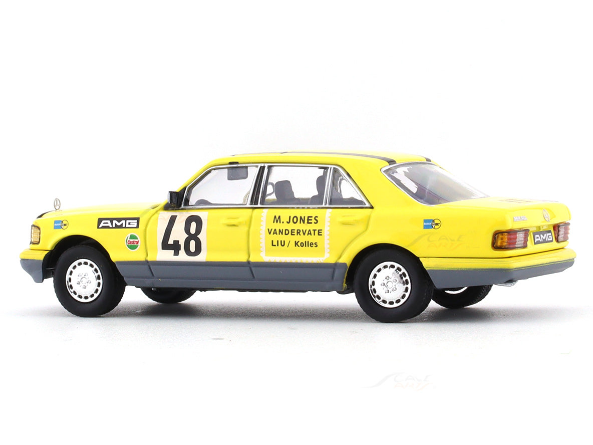 Mercedes-Benz 560SEL W126 Yellow Pig 1:64 Master diecast scale car ...
