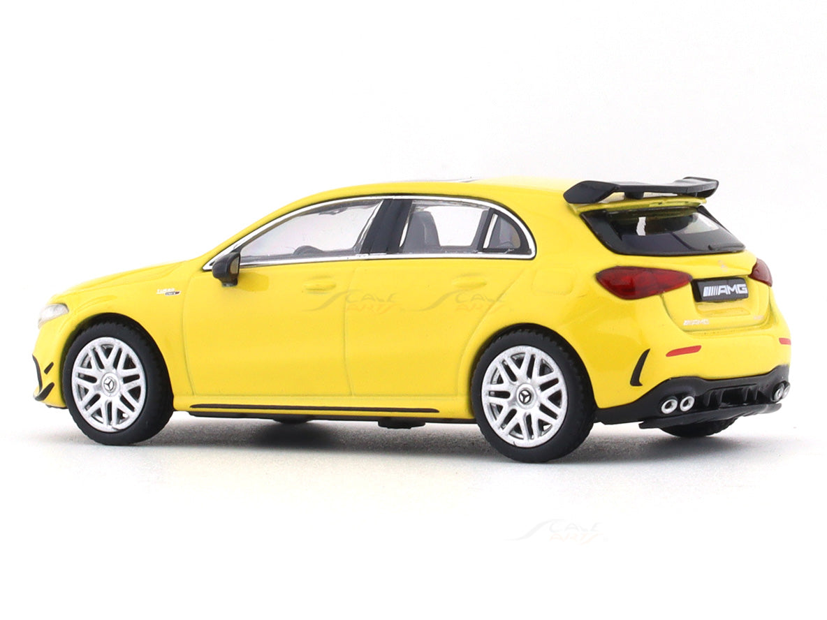 Mercedes-Benz A45 S yellow 1:64 NZG diecast scale model car miniature ...