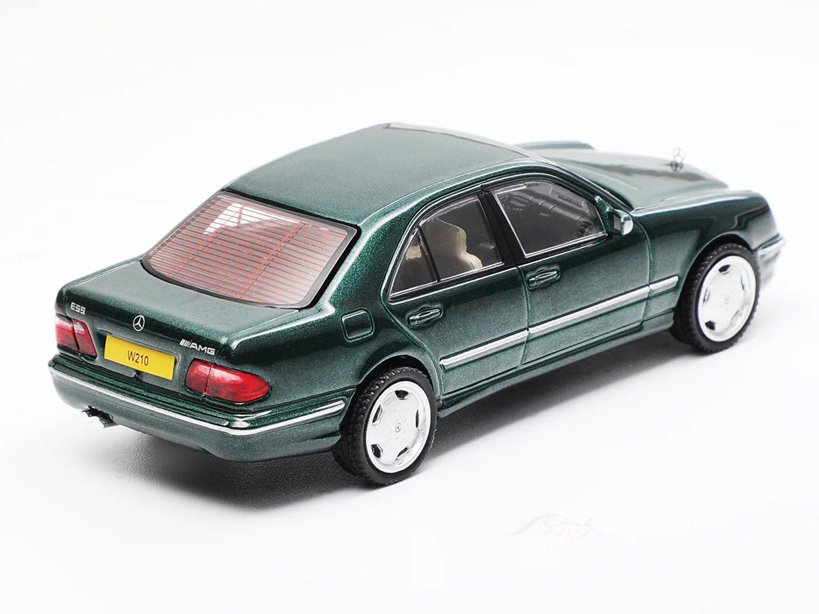 Mercedes-Benz E55 AMG W210 green 1:64 Shadow diecast scale model ...