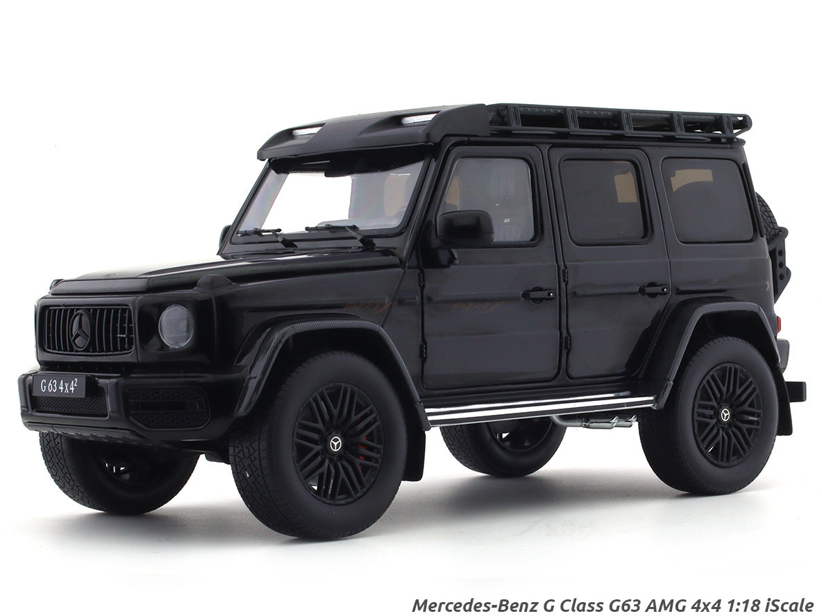 Mercedes-Benz G Class G63 AMG 4x4 black 1:18 iScale diecast Scale Model ...