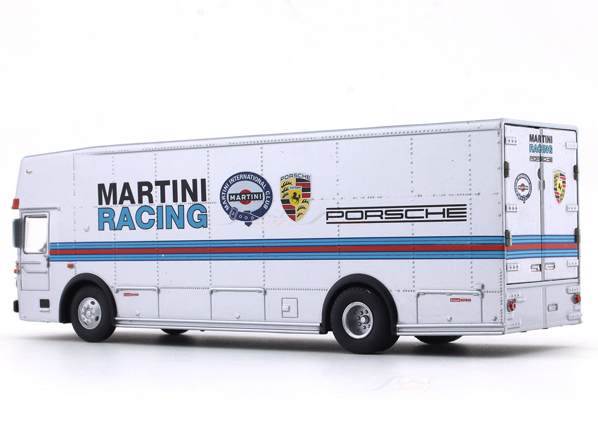 Mercedes-Benz O317 Porsche Martini Transporter 1:64 Schuco diecast ...