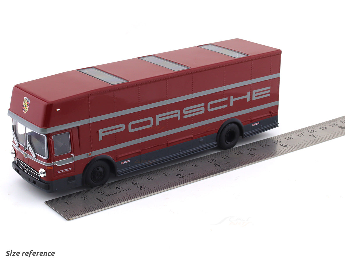 Mercedes-Benz O317 Porsche Transporter 1:64 Schuco diecast scale model ...