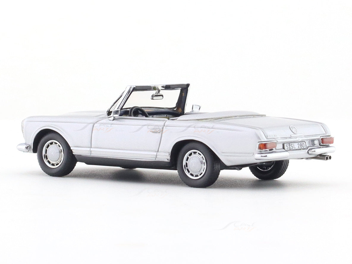 Mercedes-Benz SL280 W113 silver 1:64 Scale Mini scale model car ...