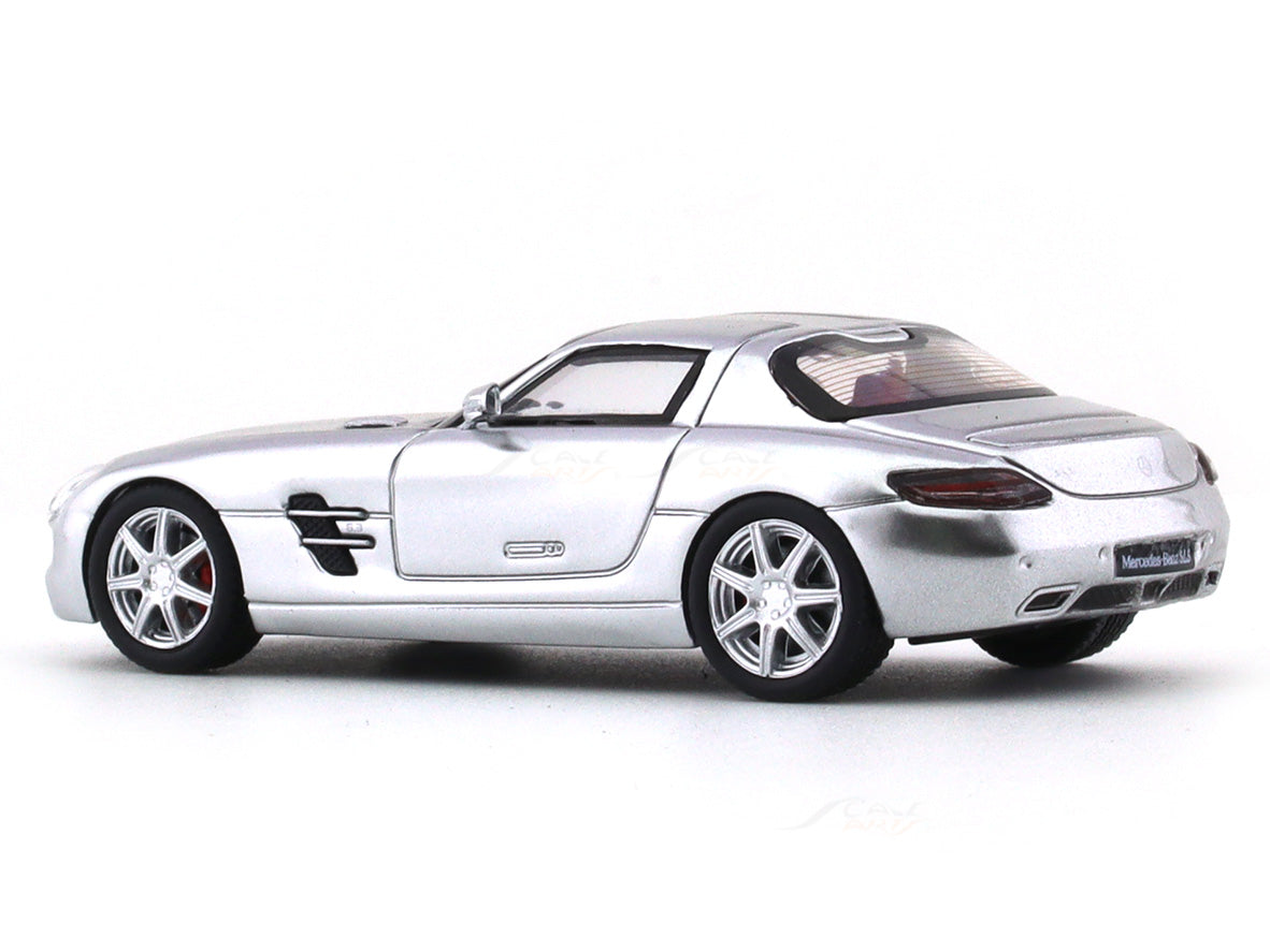Mercedes-Benz SLS AMG silver 1:64 TPC diecast scale model collectible ...
