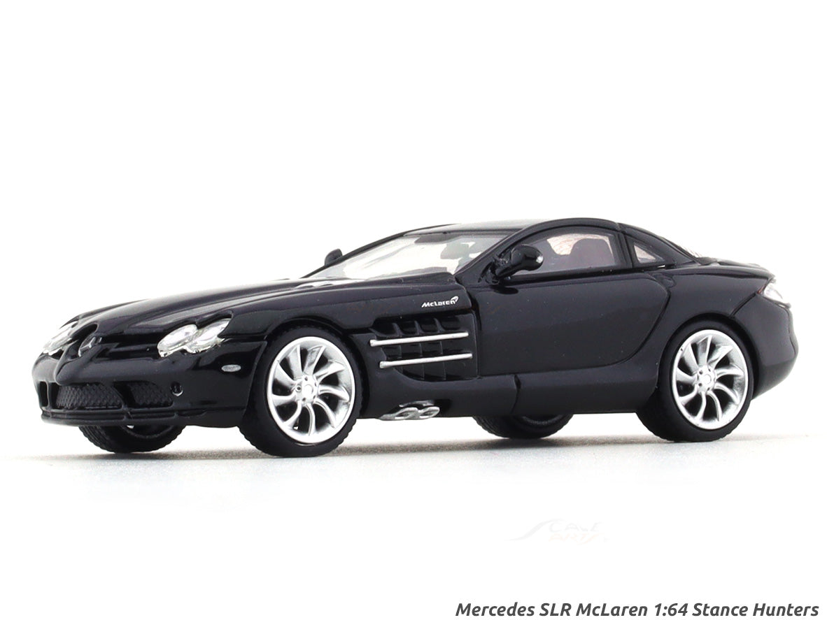 Mercedes SLR McLaren black 1:64 Stance Hunters diecast scale model ...