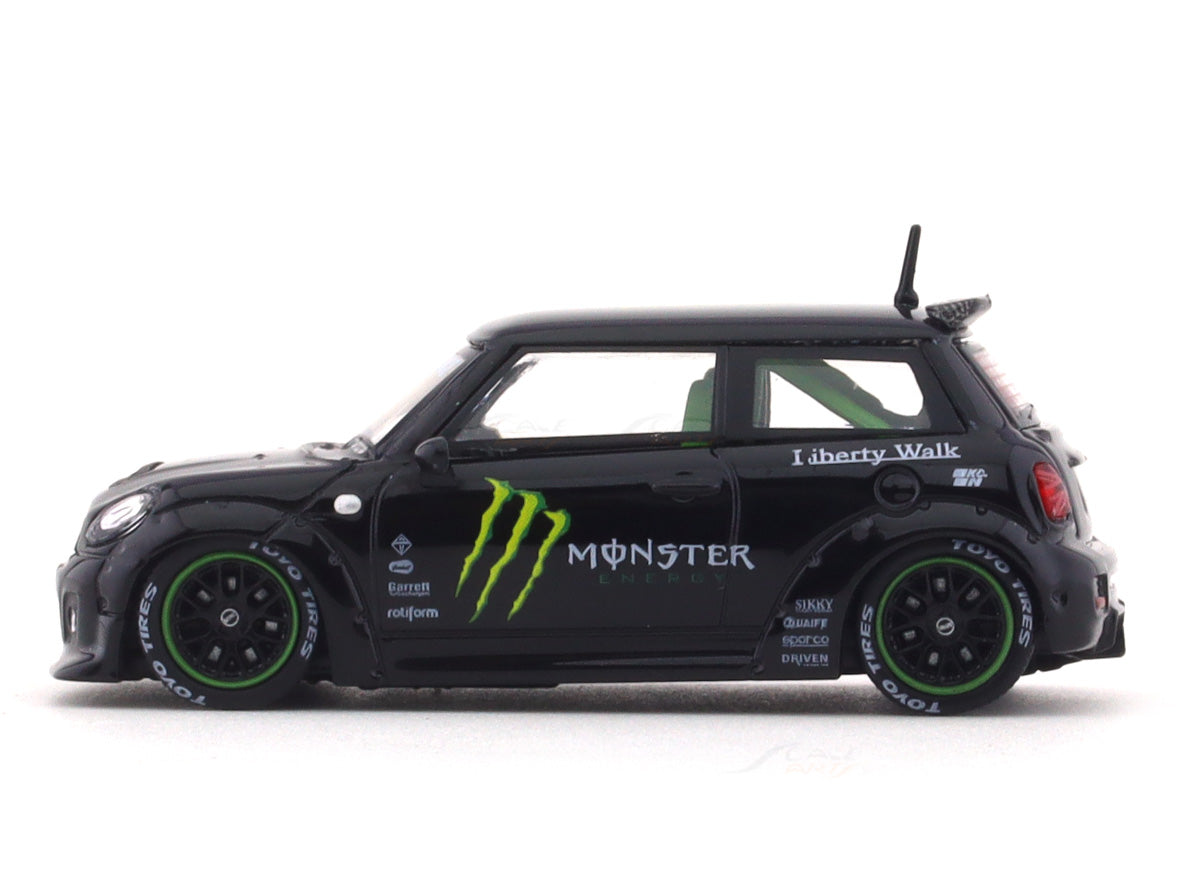 Mini Cooper LBWK Monster with figure 1:64 Time Micro diecast scale ...