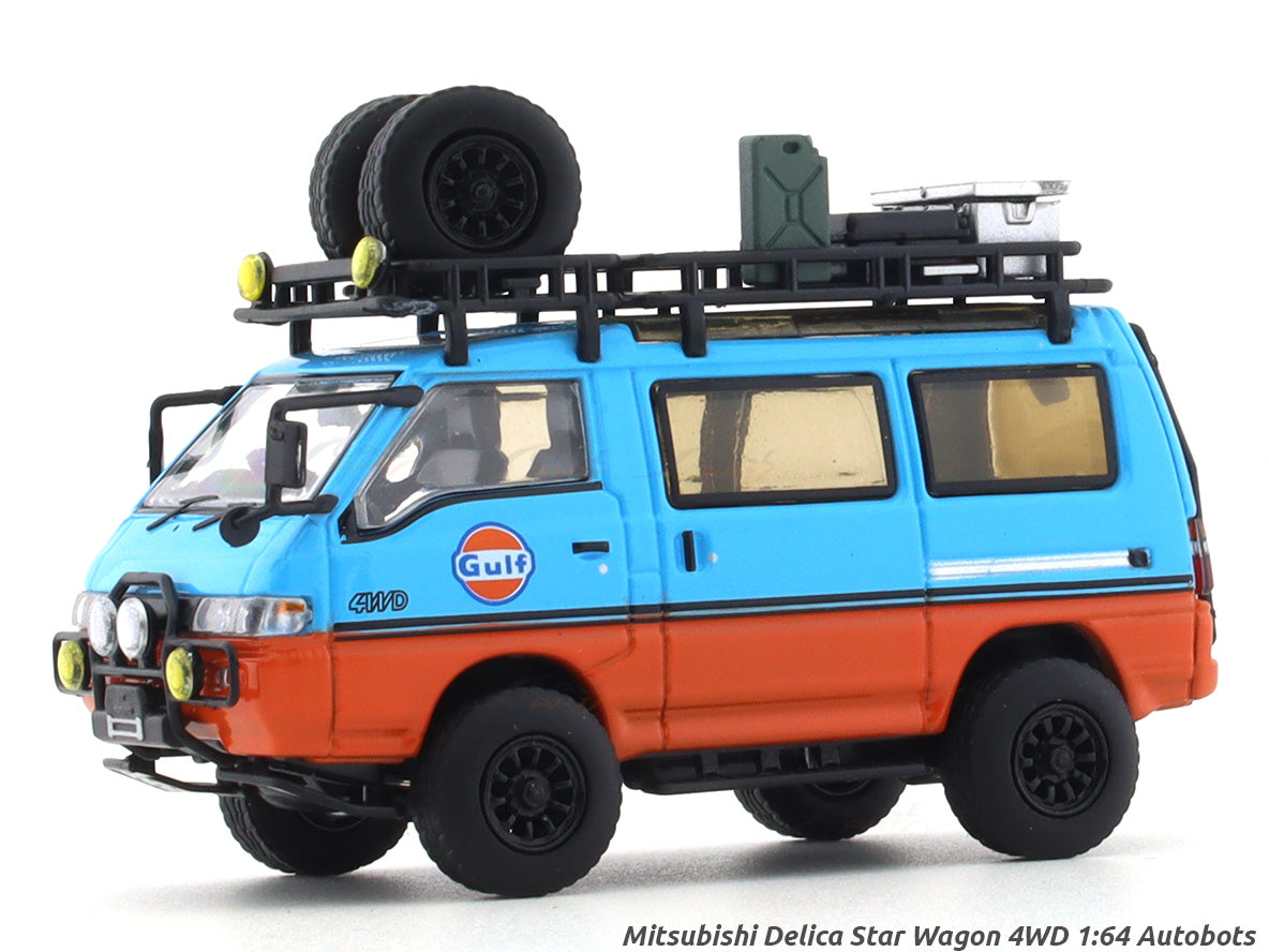 Mitsubishi Delica Star Wagon 4WD Gulf 1:64 Autobots Model diecast scale ...