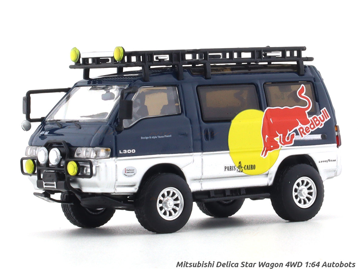 Mitsubishi Delica Star Wagon 4WD Redbull 1:64 Autobots Model diecast ...
