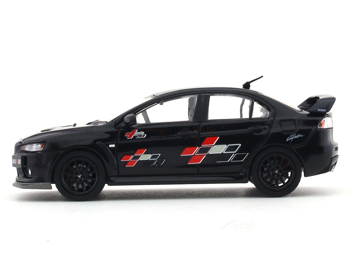 Mitsubishi Lancer Evolution X black 1:64 Hobby Japan diecast scale ...