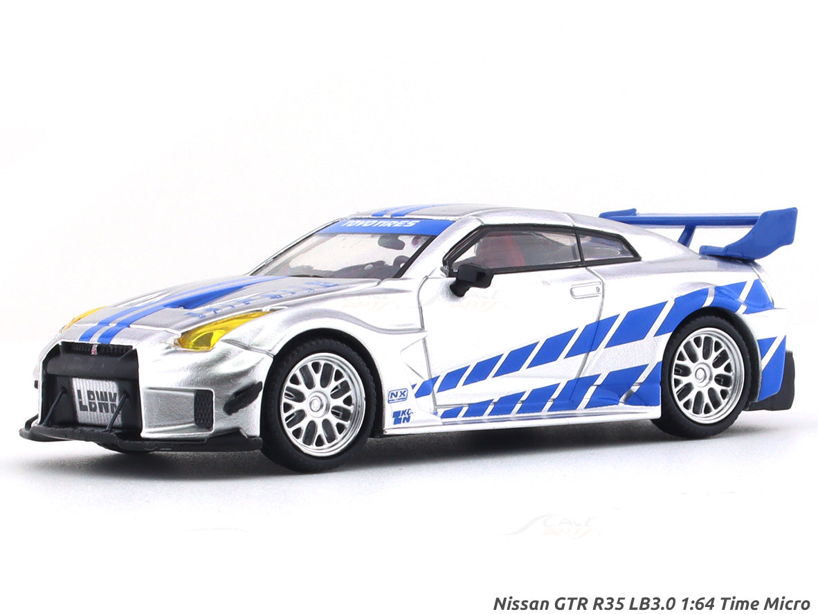 Nissan GTR R35 LB3.0 with Figure 1:64 Time Micro diecast scale model ...