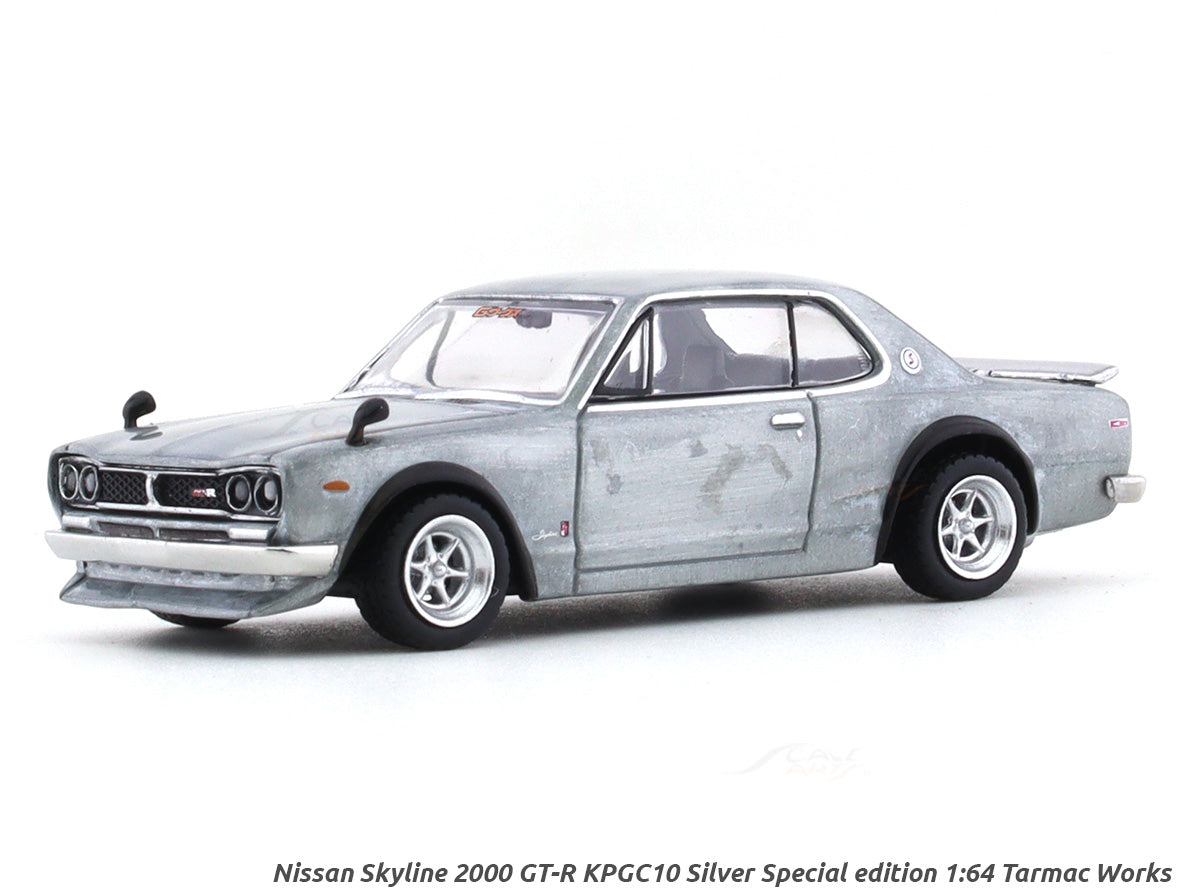 Nissan Skyline 2000 GT-R KPGC10 Silver Special edition 1:64 Tarmac ...