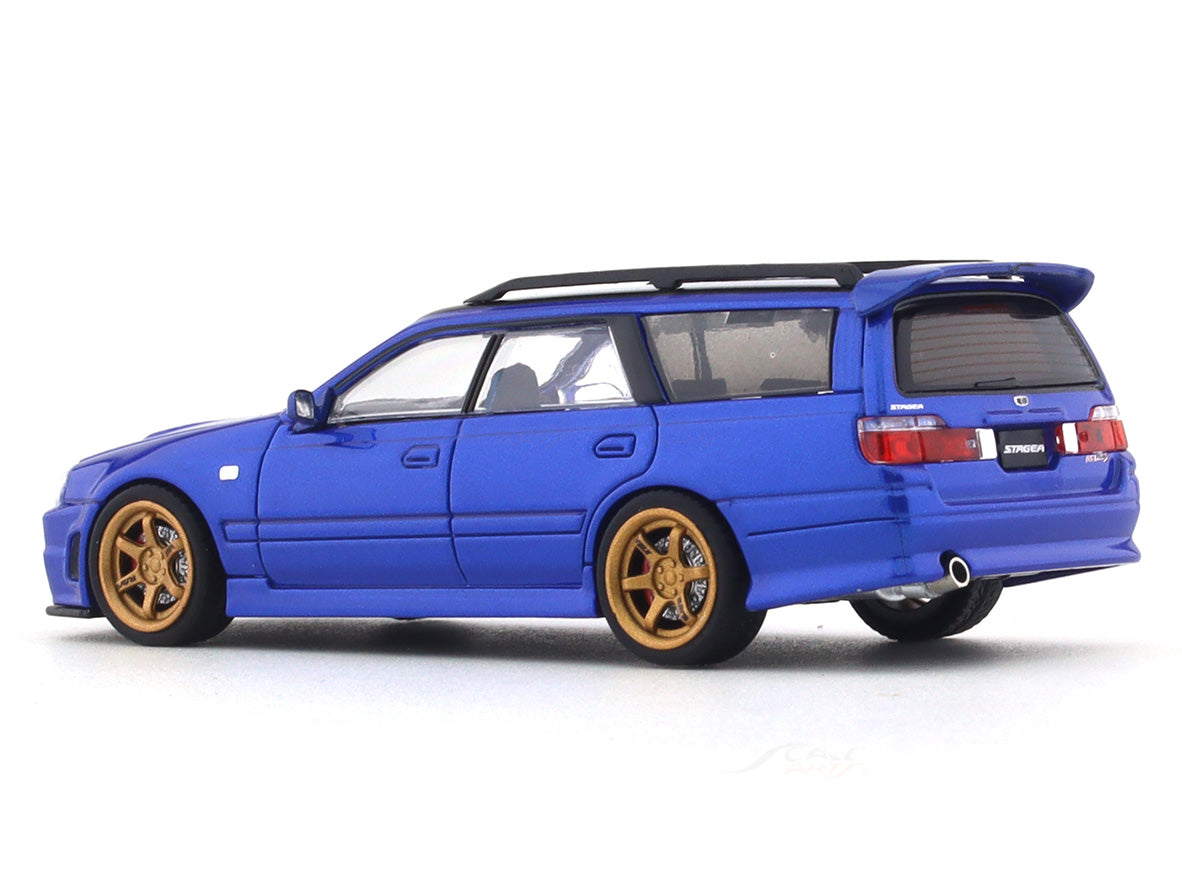 Nissan Stagea WC34 260RS blue 1:64 Zoom diecast scale model collectible ...