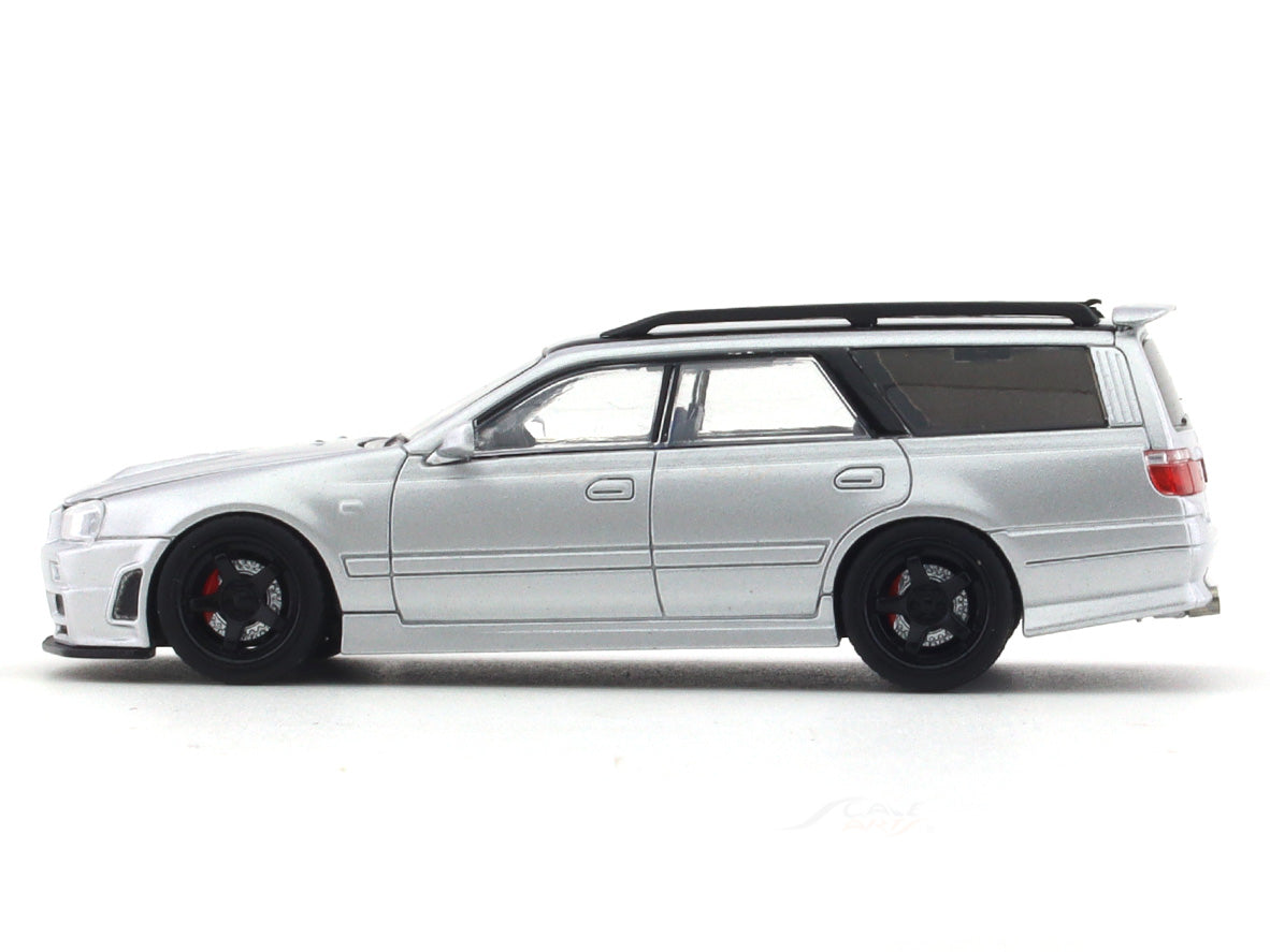 Nissan Stagea WC34 260RS silver 1:64 Zoom diecast scale model ...