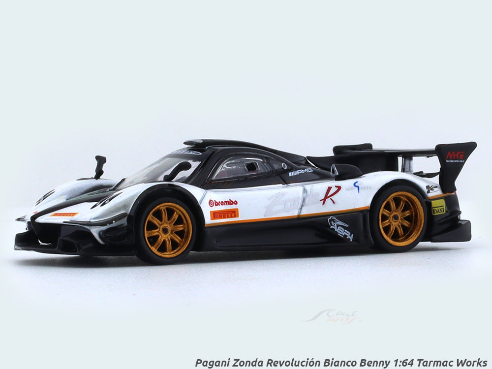 Pagani Zonda Revolucion Bianco Benny 1:64 Tarmac Works diecast scale ...