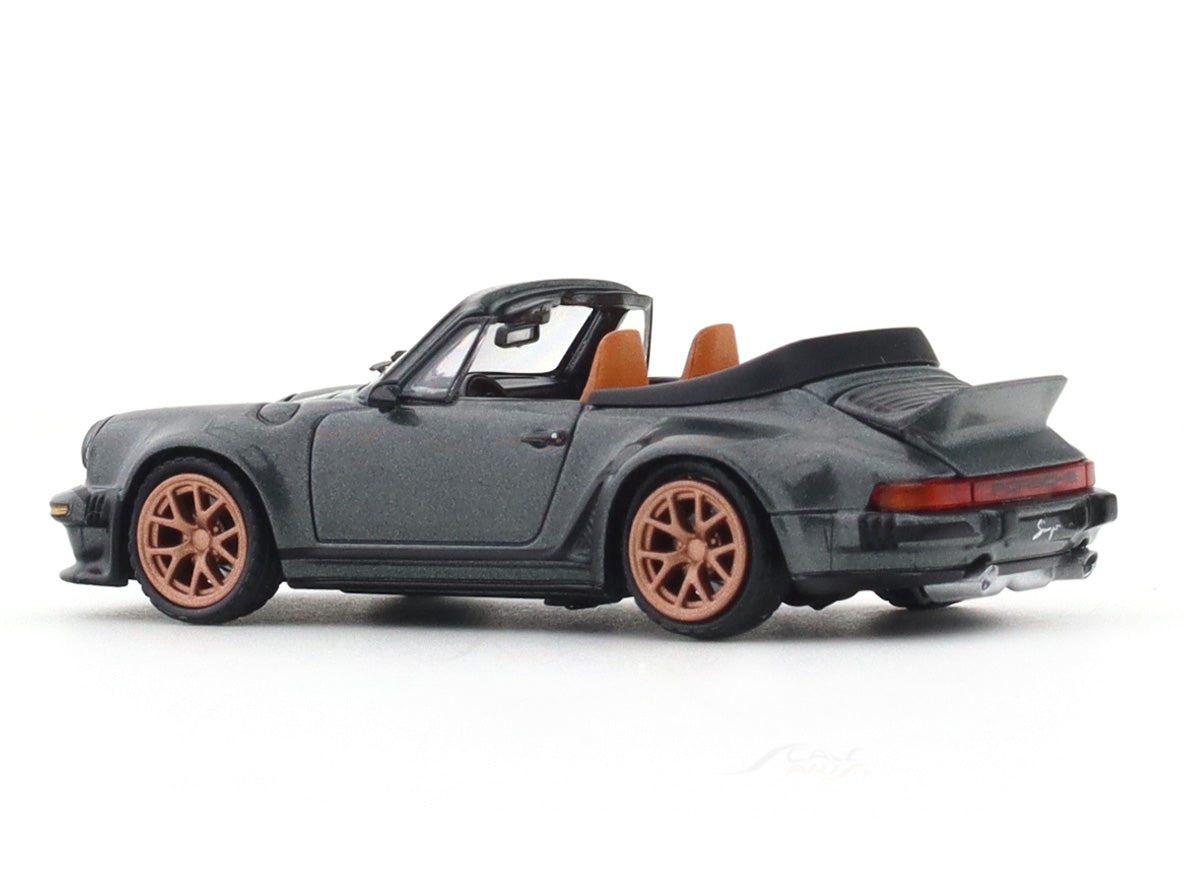 Porsche 911 930 Singer grey 1:64 Rhino diecast scale model car ...