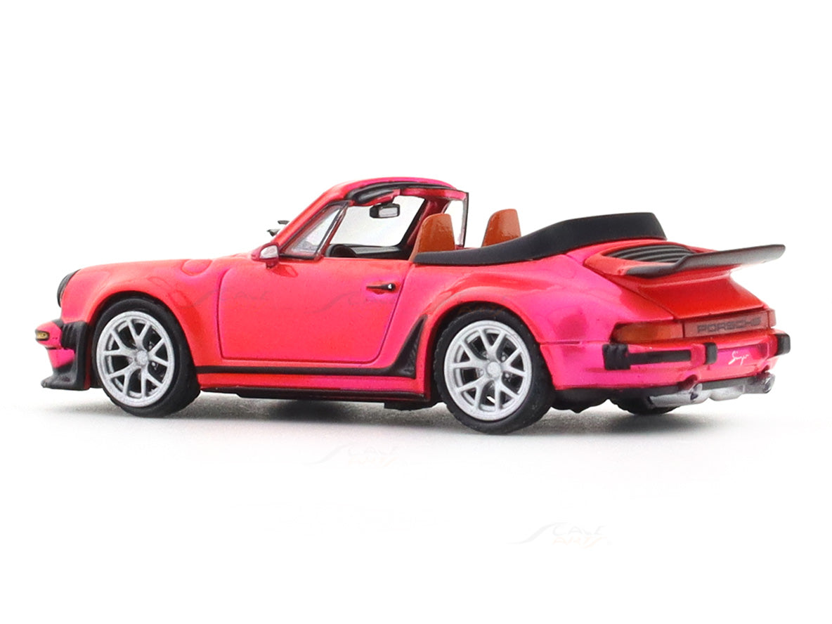 Porsche 911 930 Singer pink 1:64 Rhino diecast scale model car ...