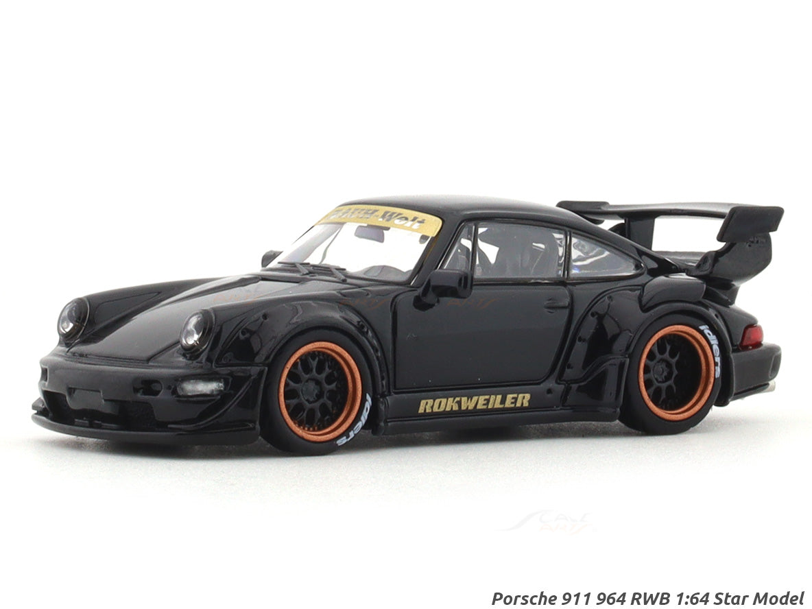 Porsche 911 964 RWB black 1:64 Star Model diecast scale model car ...