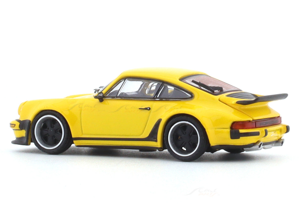 Porsche 911 964 Singer yellow 1:64 Rhino Model diecast scale model car ...