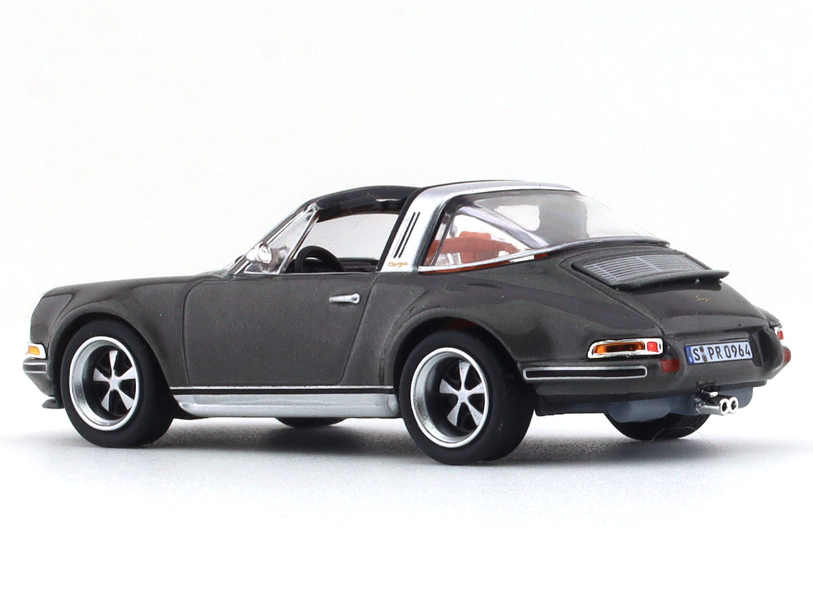 Porsche 911 964 Targa grey 1:64 Pop Race diecast scale model car ...
