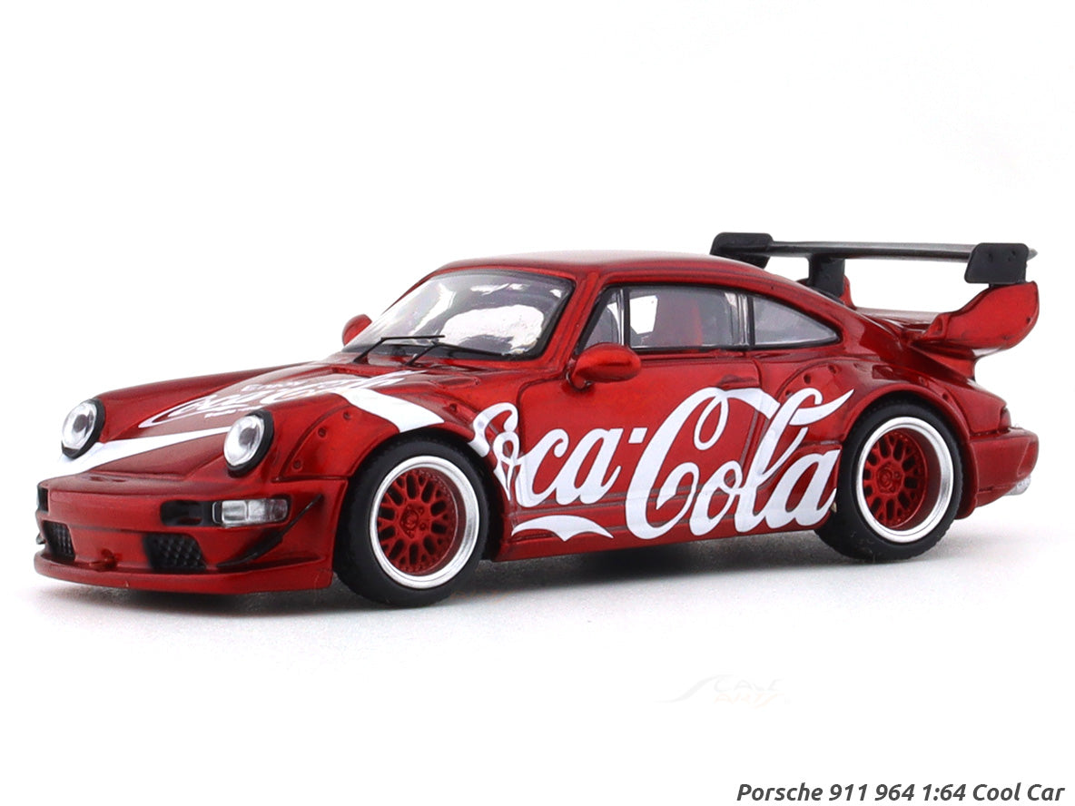 Set of Porsche 964 & 992 Coca Cola 1:64 Cool Car diecast scale model ...