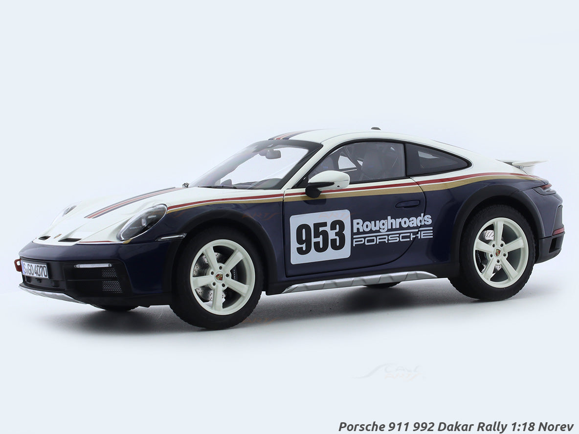 Porsche 911 992 Dakar Rally 1:18 Norev diecast scale model car ...