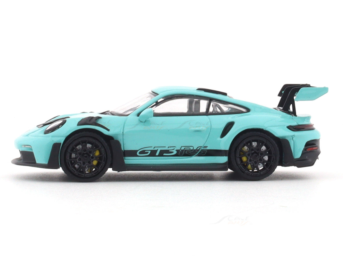 Porsche 911 992 GT3 RS Tiffany blue 1:64 LMLF diecast scale model car ...