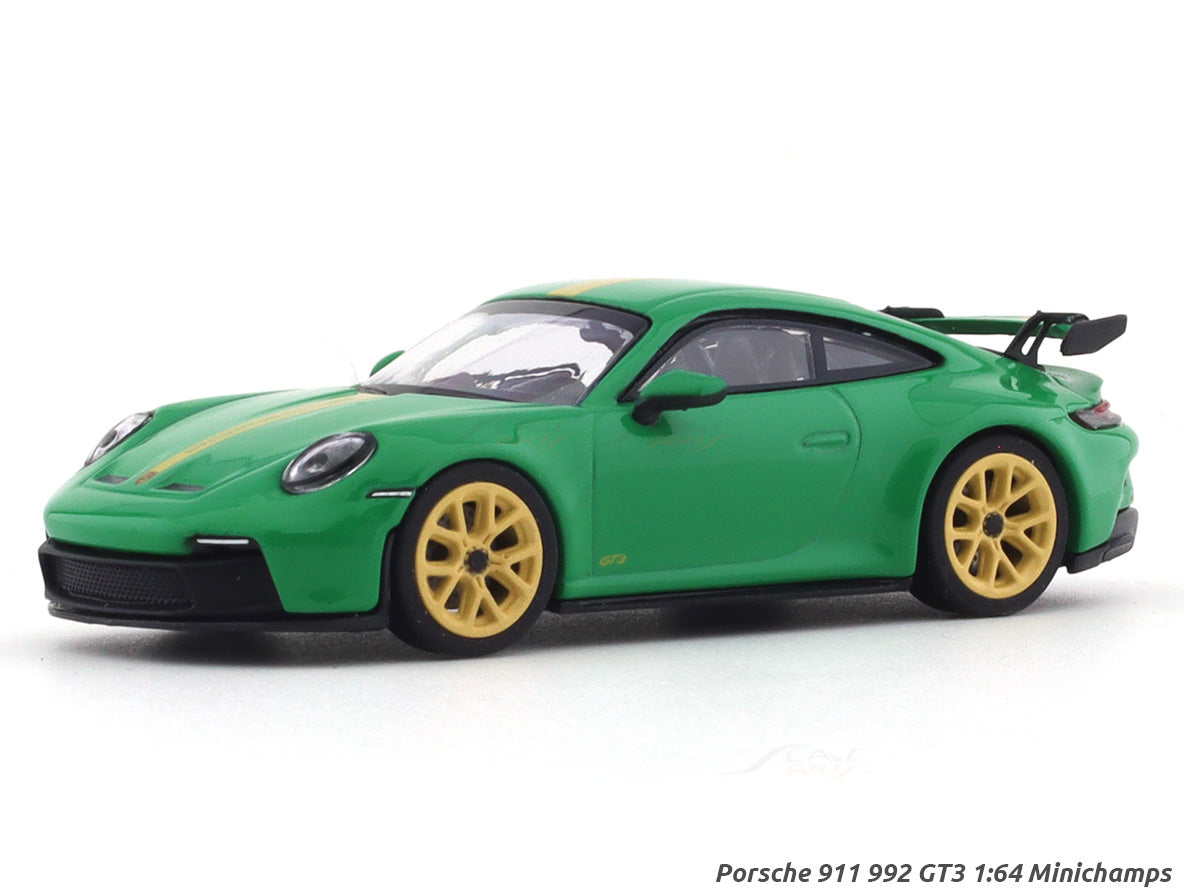 Porsche 911 992 GT3 Python Green 1:64 Minichamps diecast scale model ...