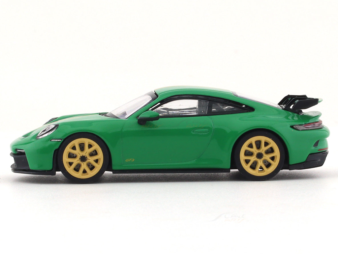 Porsche 911 992 GT3 Python Green 1:64 Minichamps diecast scale model ...