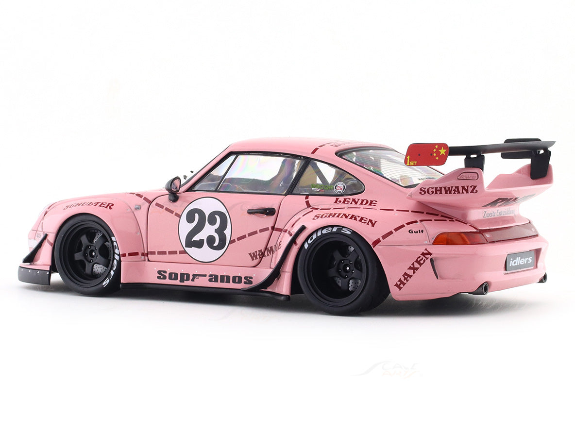 Porsche 911 993 RWB Pink Pig 1:18 Solido licensed diecast scale model ...