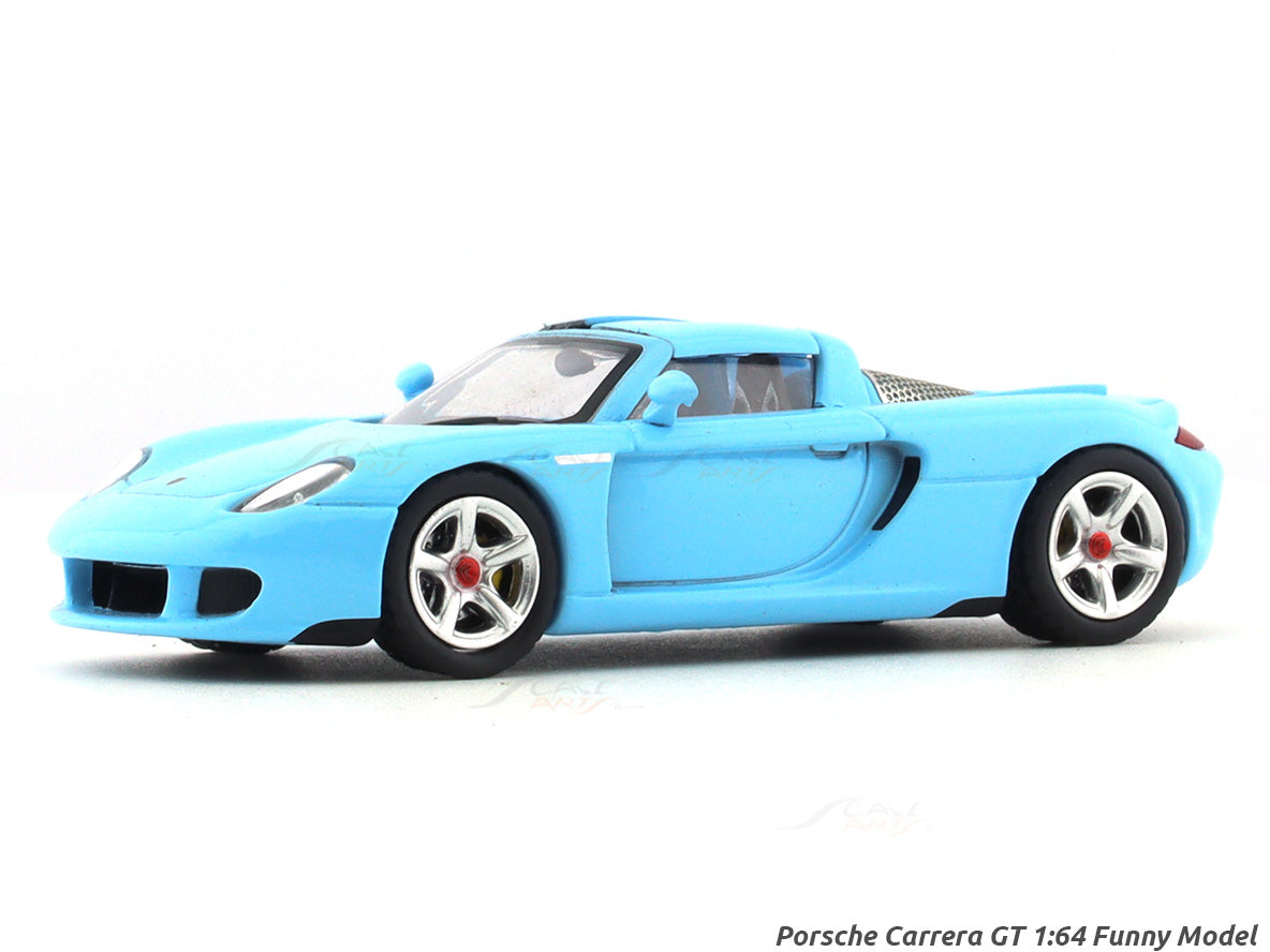 Porsche Carrera GT Blue 1:64 Funny Model diecast scale model car ...