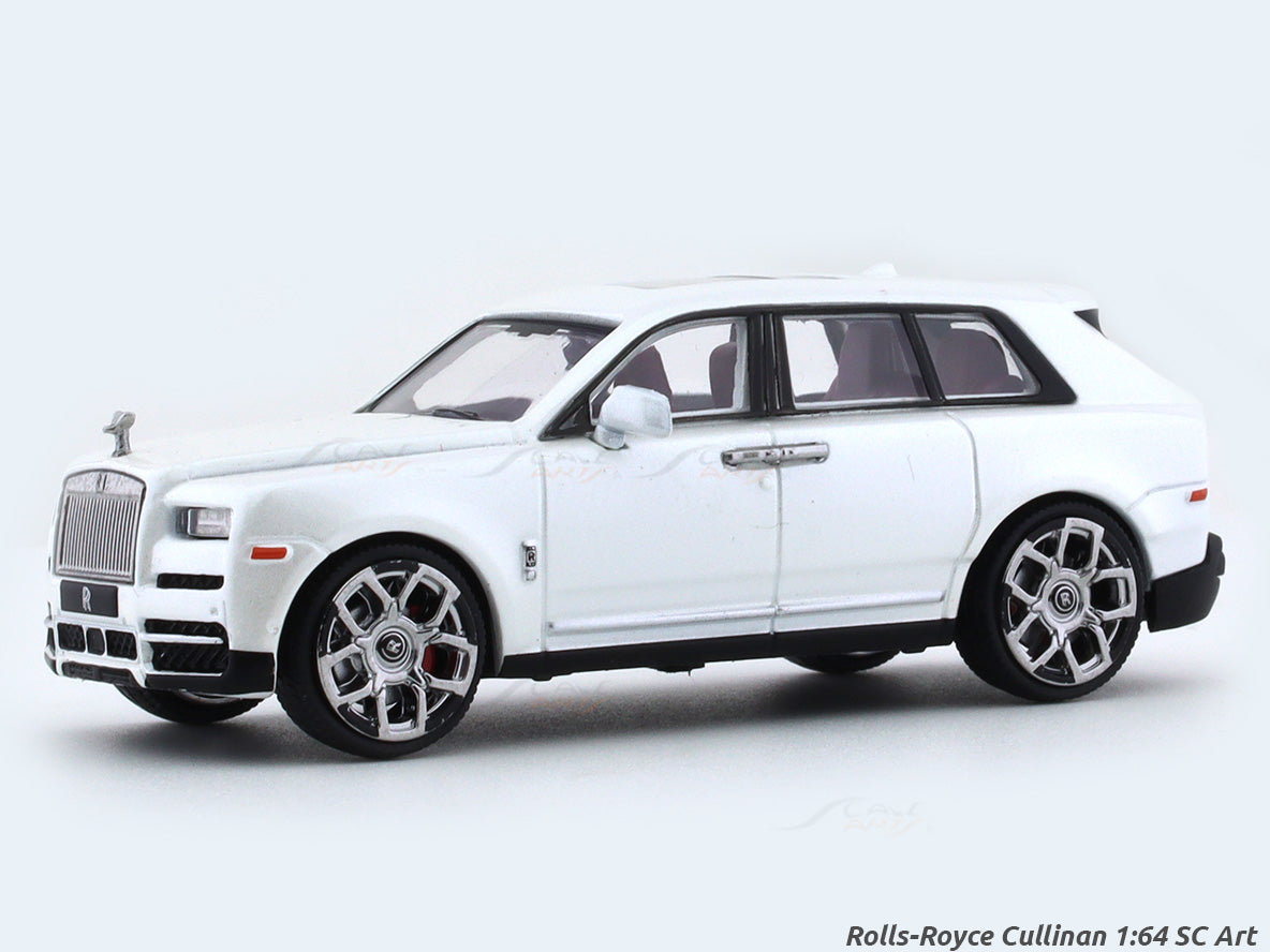 Rolls-Royce Cullinan White Rim T2 1:64 SC Art diecast scale model car ...