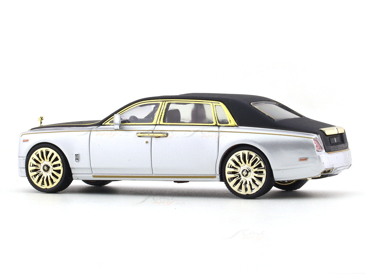 Rolls-Royce Phantom III Silver Black 1:64 SC Art diecast scale model ...